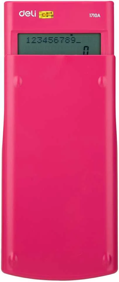 Mokyklinis skaičiuotuvas DELI 240F rožinis, modelis - 1710A_PINK, žema ...
