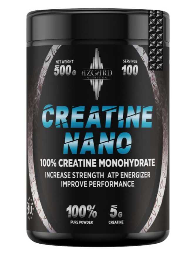 Azgard Nutrition Azgard Creatine Nano 500g, žema kaina | Varle.lt