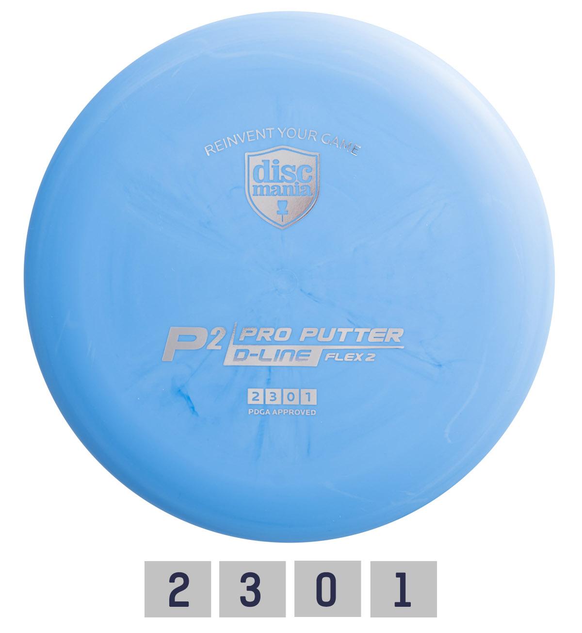 Discmania Diskgolfo diskas Putter D-LINE P2 FLEX 2 Mėlyna, žema kaina ...