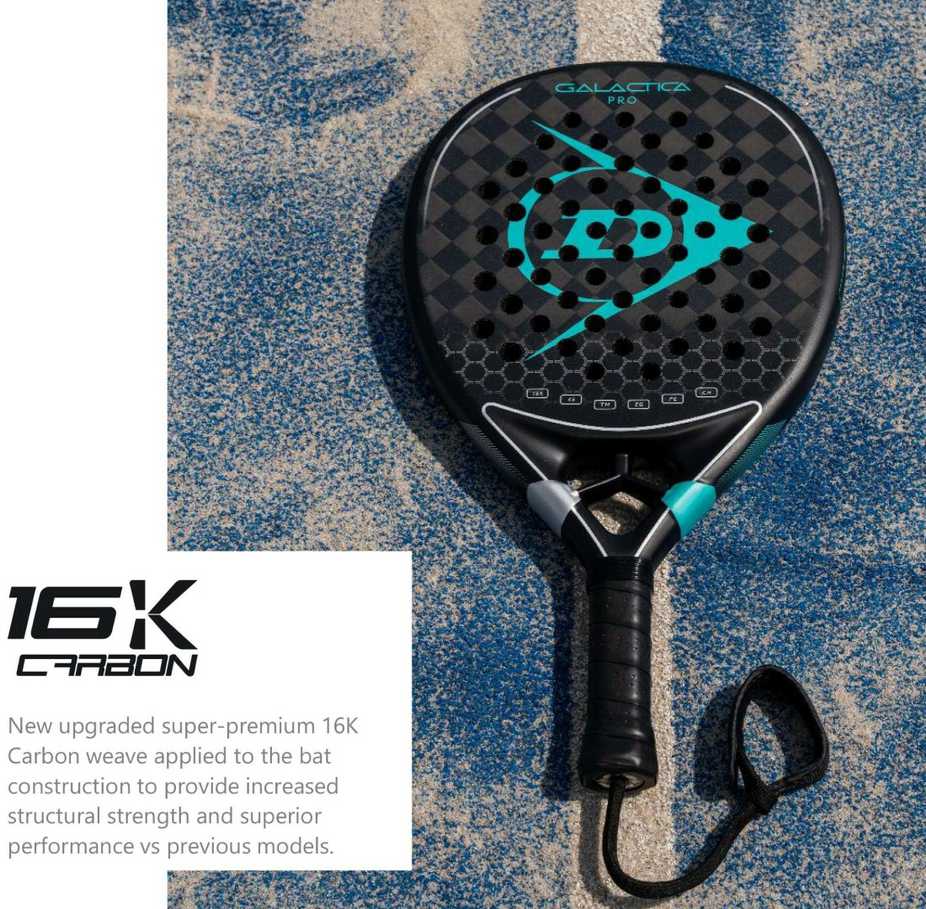 Padel raketė Dunlop GALACTICA LITE 16K 355g, žema kaina | Varle.lt