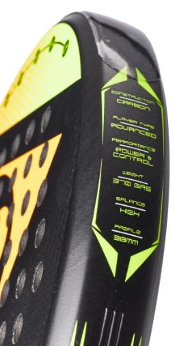 Padel raketė INFERNO CARBON EXTREME 365g, žema kaina | Varle.lt