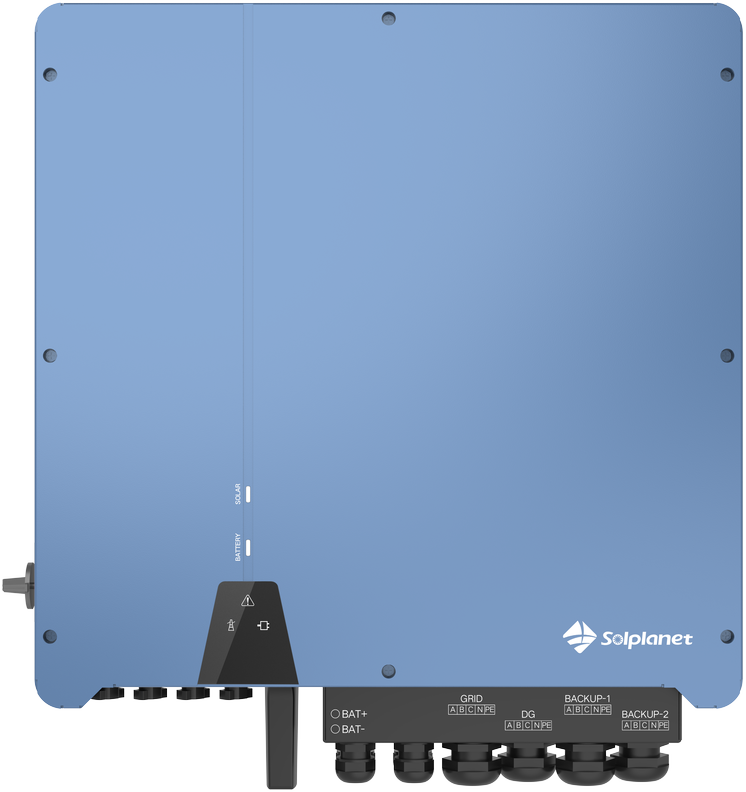 10KW SOLPLANET ASW10KH-T1 3 PHASE 2 MPPT HYBRID INVERTER, žema kaina ...