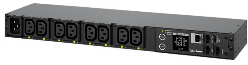 CyberPower CyberPower Rack PDU, perjungtas ir išmatuotas, 1U, 16A, (8 ...