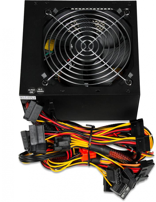 IBOX CUBE II 700W APFC 12CM FAN Juodas EDITION maitinimo blokas, modelis - ‎ZIC2700W12CMFA, žema ...