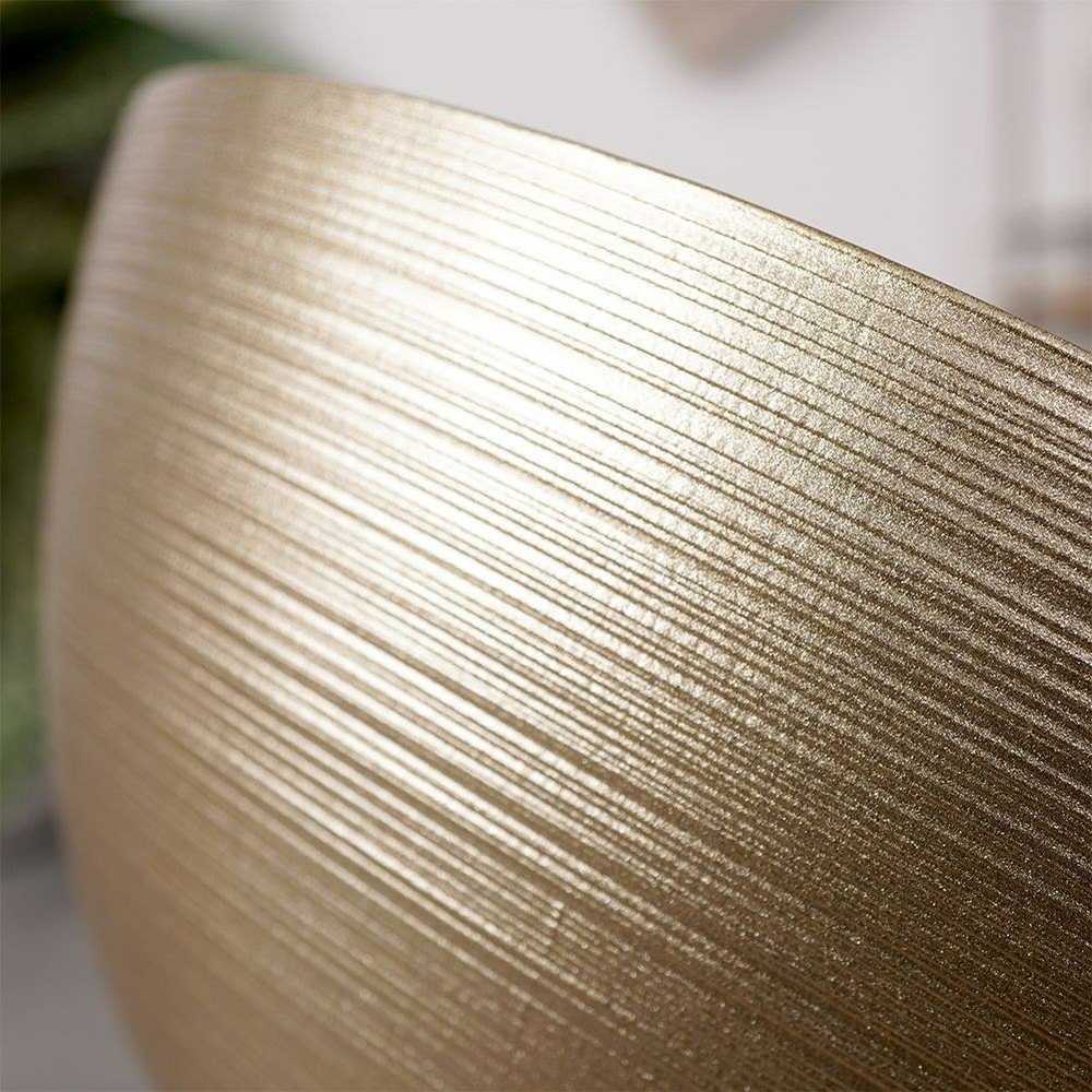 Dubuo, stiklinis salotų dubuo, auksinis, apvalus, 28 cm, 3,6 l, žema ...