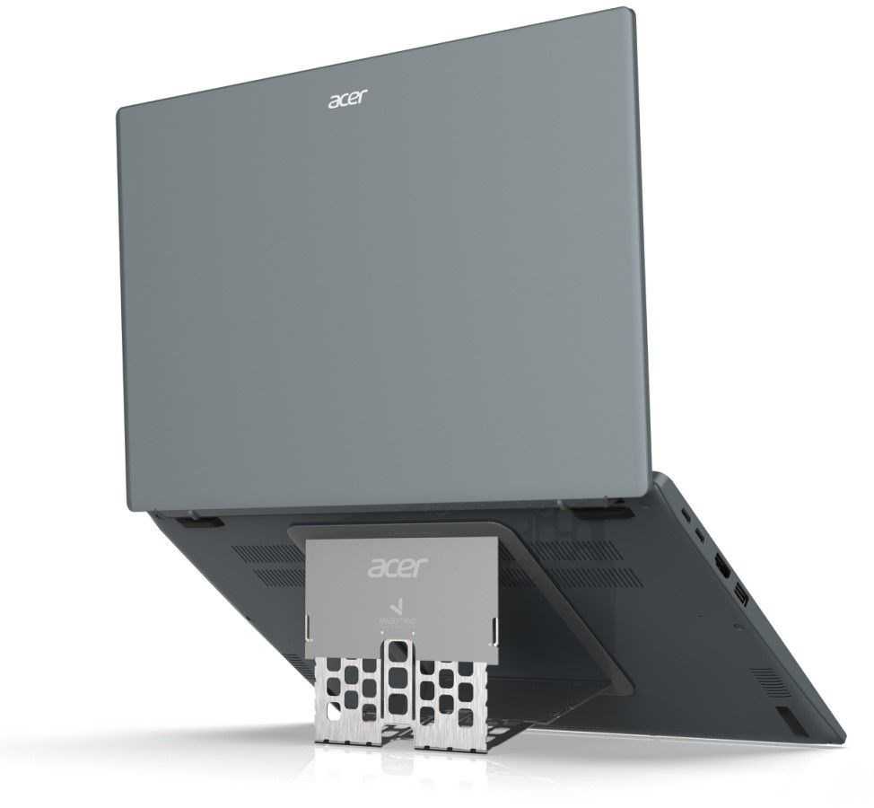 Acer GP.OTH11.02X laptop stand Sidabrinis, modelis - GP.OTH11.02X, žema ...