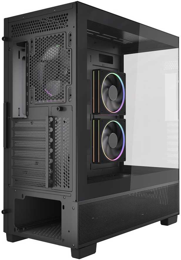 Gembird Gaming case Fornax X550 aquarium type, ATX, 2x USB 3.2 + 1x USB ...