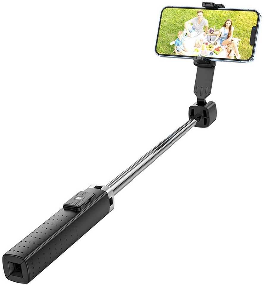 Asmenukių lazda Hoco K18 Wave su trikojo funkcija juoda, žema kaina ...