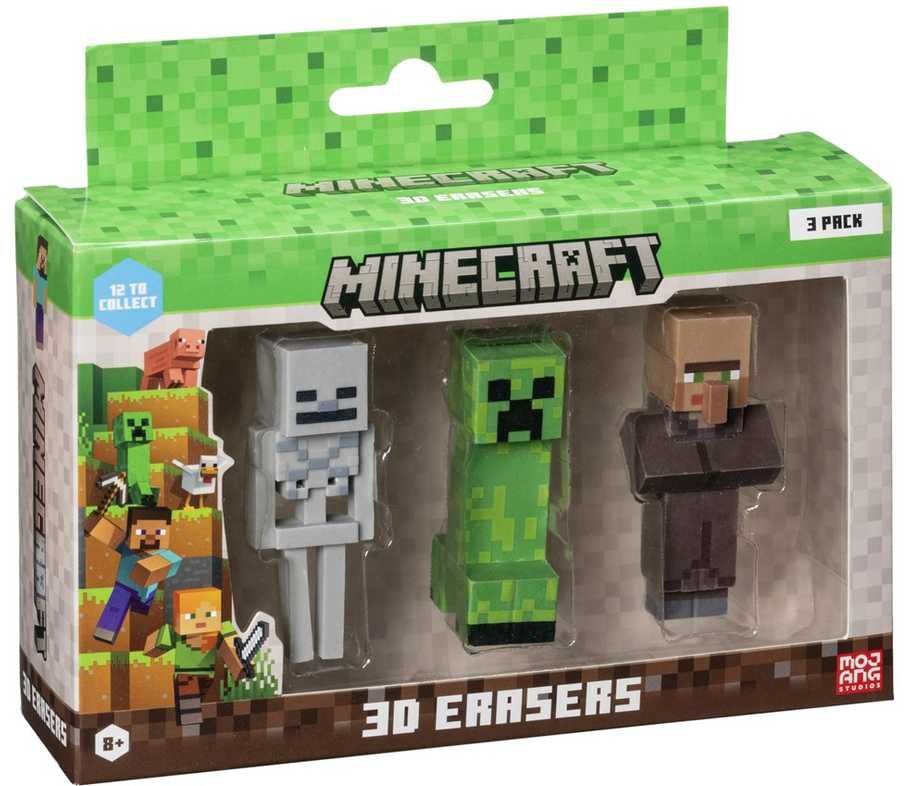 Pmi Kids World MINECRAFT 3D TRINTUKAI – 3 PAKUOTĖS VER.D, modelis ...