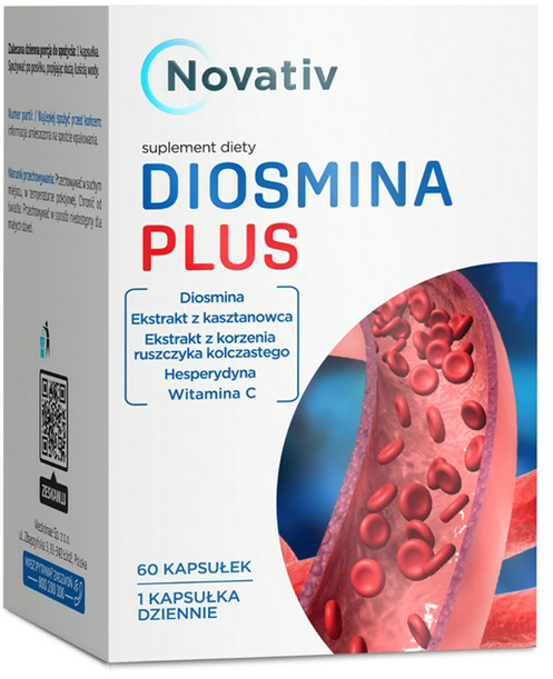 Medicinae Maisto Papildai - Novativ Diosmin Plus 60 Kapsulių, modelis ...