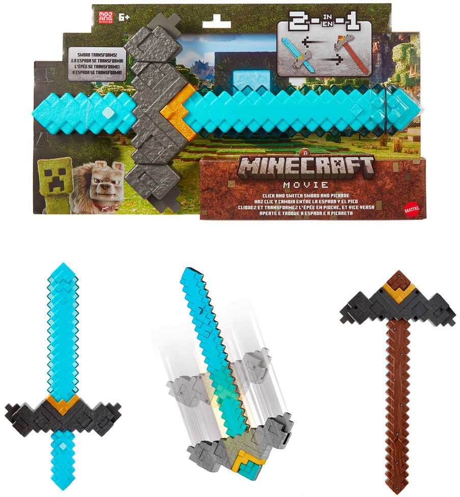 Mattel Minecraft „Transformuojamas kardas“ (JFR72), modelis - 968-2503 ...