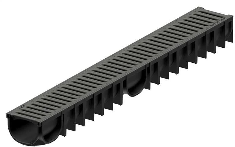 Drenažo latakas su plast. grotelėmis Easyline Aco, A15, 1 m, žema kaina ...