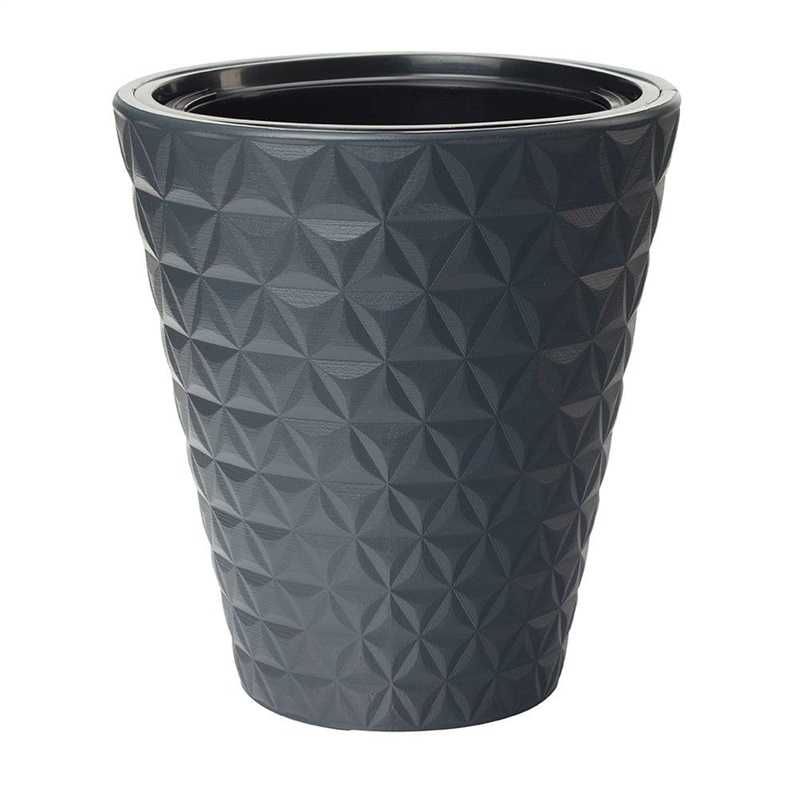 Plastikinis vazonas Diamond, Ø30 cm, žema kaina | Varle.lt