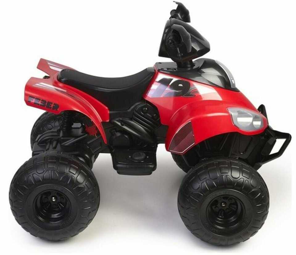 Elektrinis keturratis Motion Feber 12V Raudona (74 x 81 x 102 cm ...