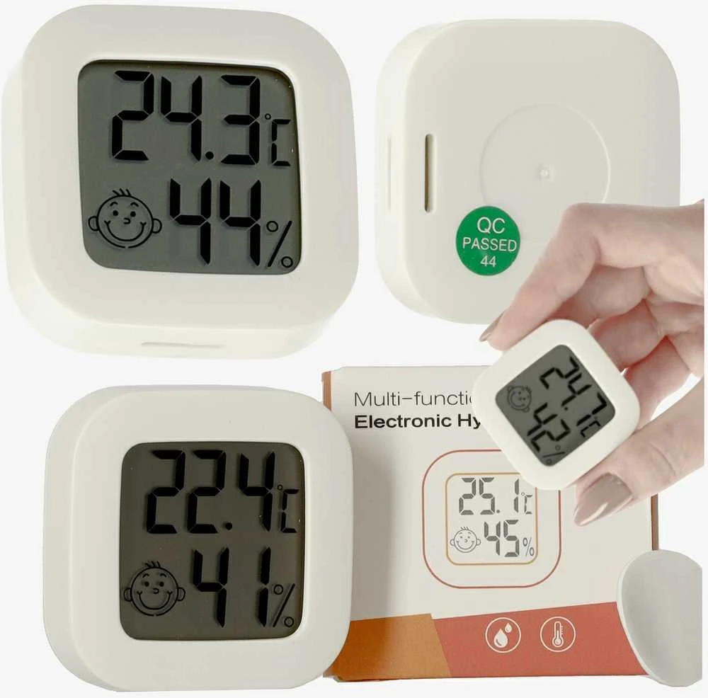 Higrometras Kambario termometras Drėgmės matuoklis LCD, modelis ...
