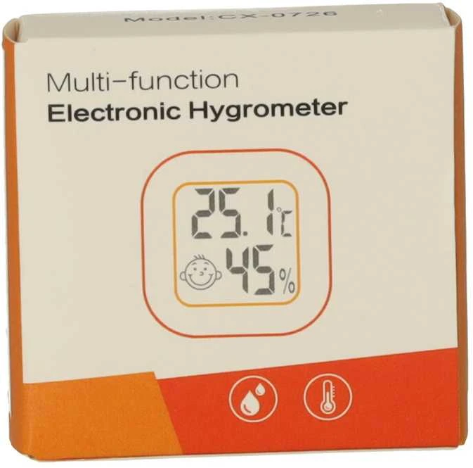 Higrometras Kambario termometras Drėgmės matuoklis LCD, modelis ...