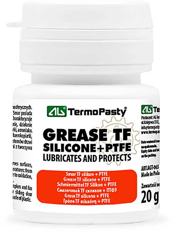 Ag Termopasty Pūtimo tepalai TF 20g AG silicio+PTFE, modelis - CHE1528, žema kaina | Varle.lt