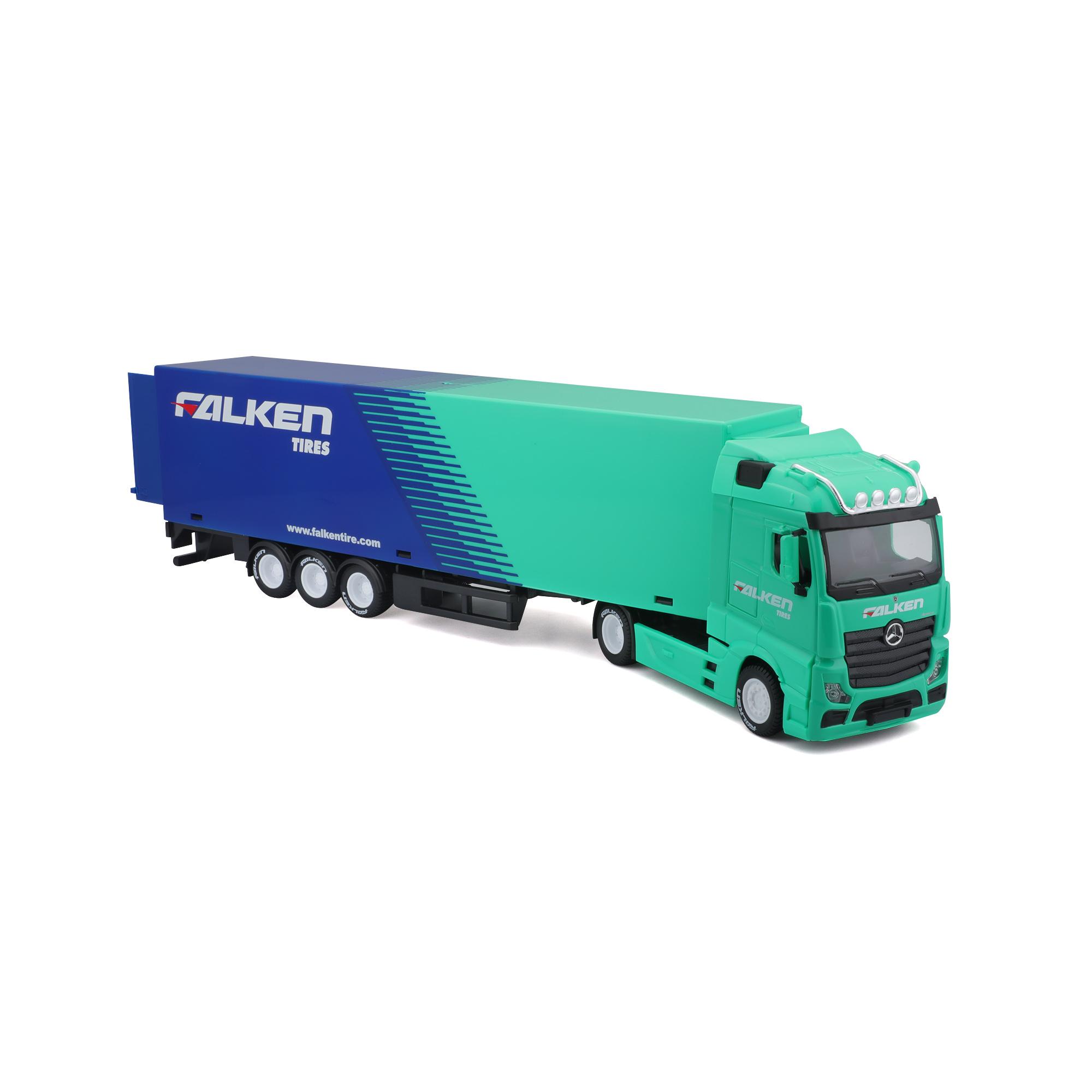 BBURAGO 1:43 vilkikas su priekaba M-B Actros Gigaspace, 18-31460 / 18 ...