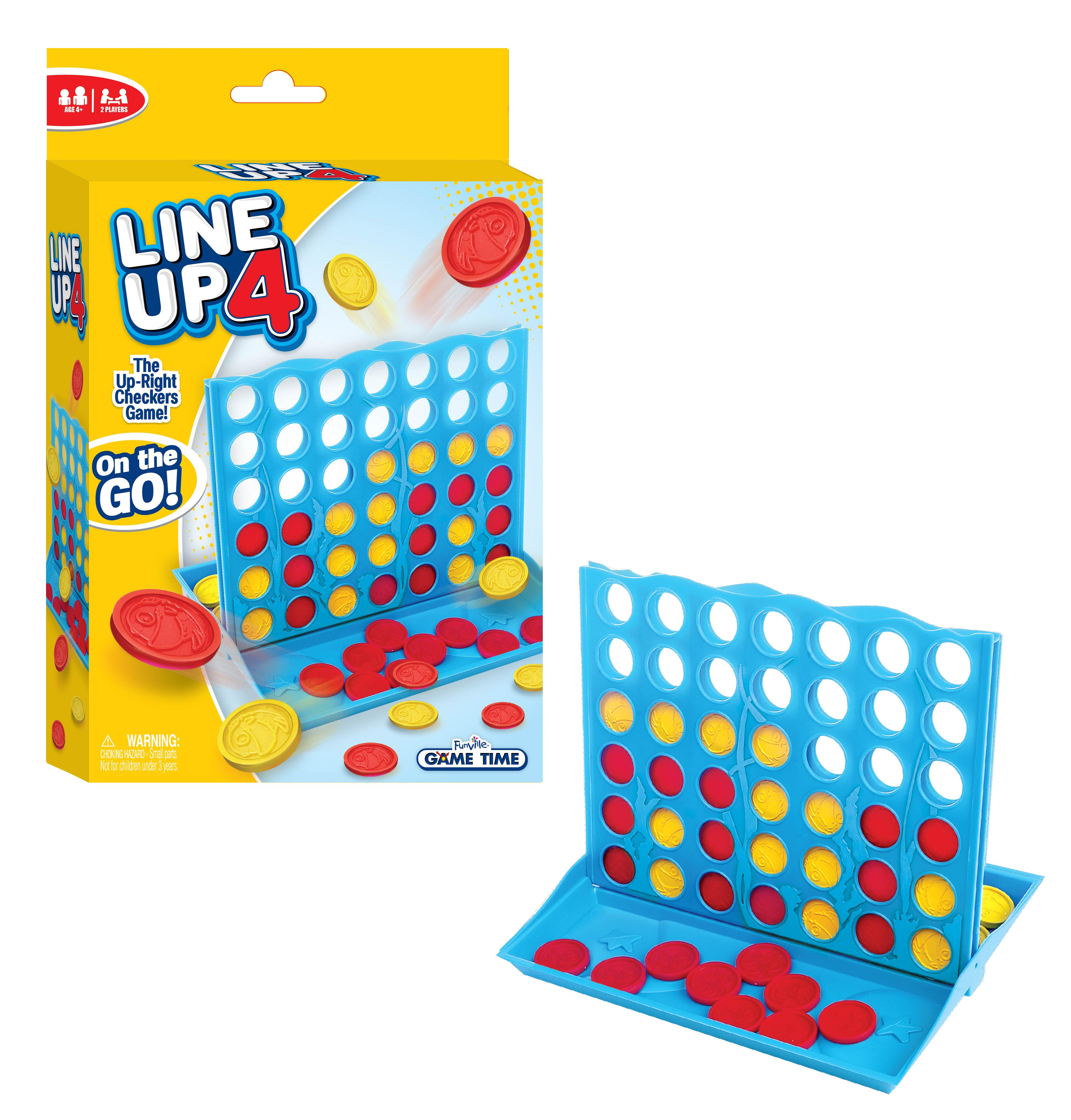 FUNVILLE GAMES žaidimas Line Up 4, kelioninė versija, 61142, modelis ...