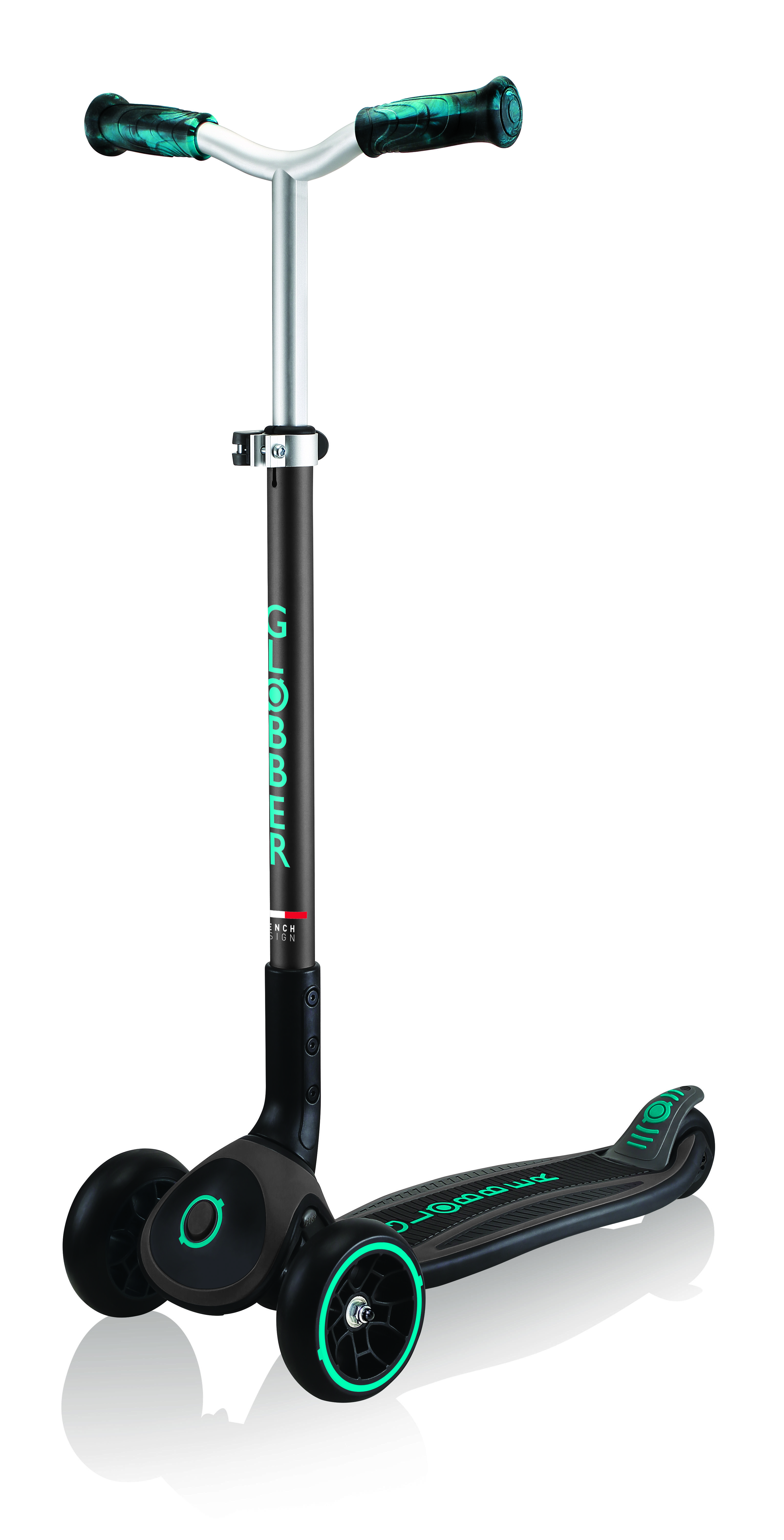 GLOBBER paspirtukas Master Prime, žalsvai mėlynas, 664-105, modelis ...