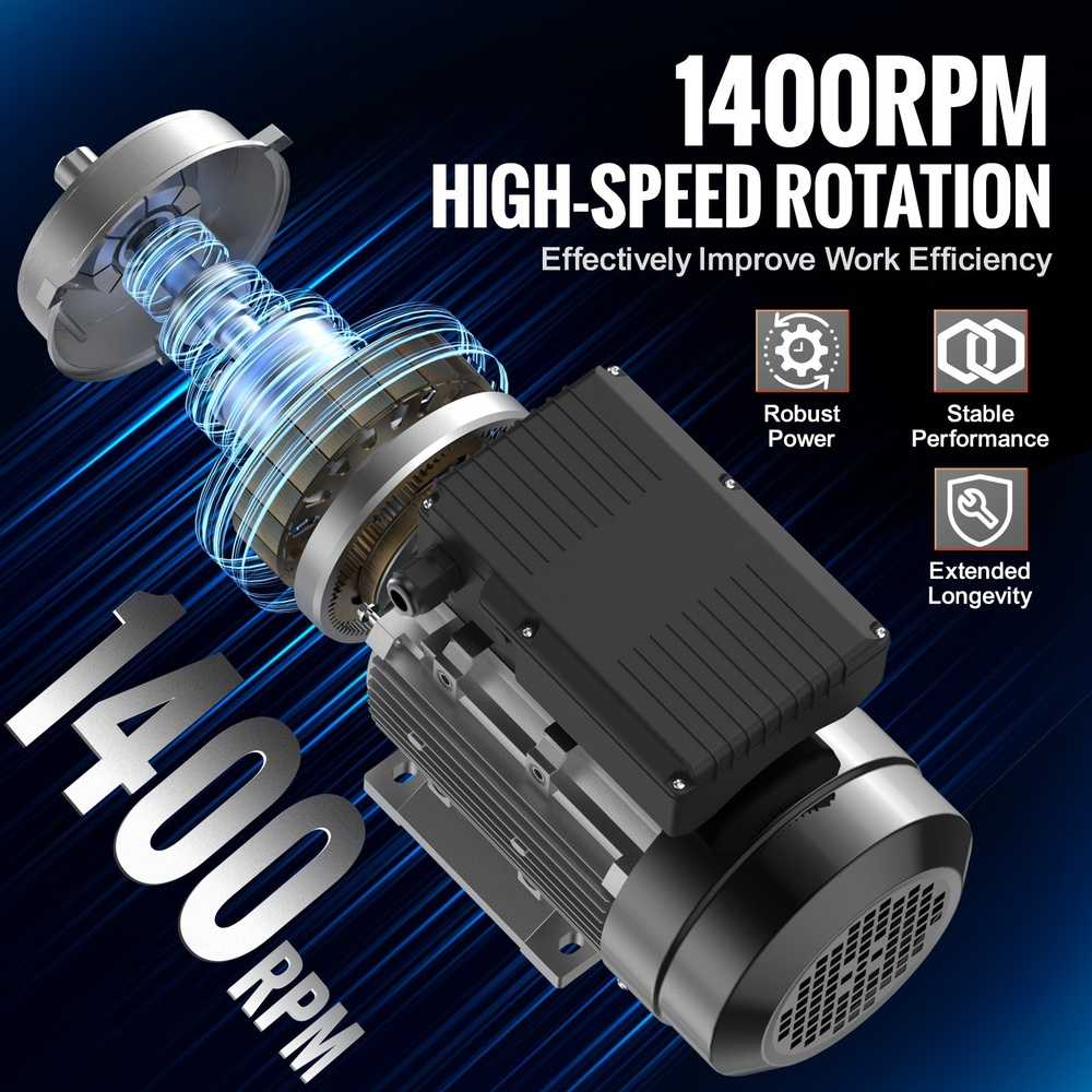 1.5KW Elektros Variklis, 1400RPM AC Variklis, 220-240V Vienfazis ...