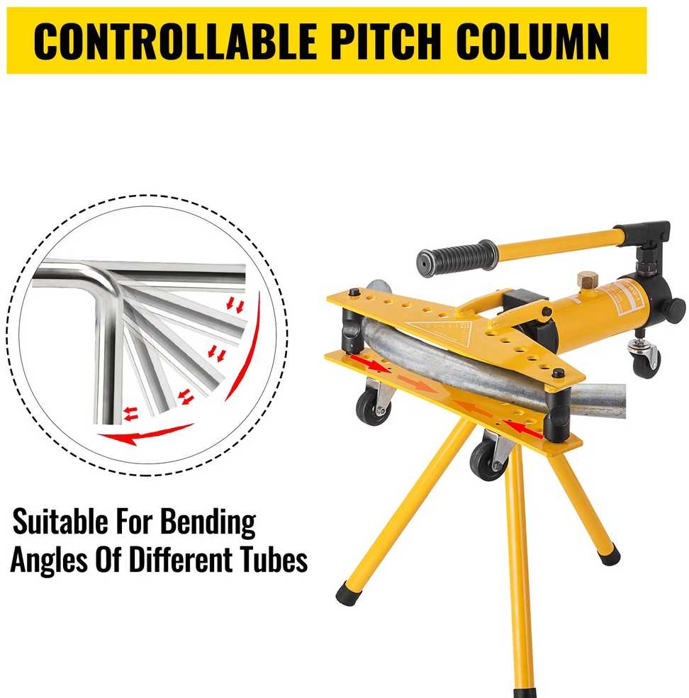 Rankinis hidraulinis vamzdžių lenkimo įrenginys, 10 tonų, iki 34 mm ...