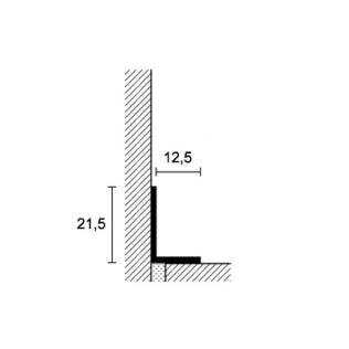 Profilpas Spa Italija Profiliuotis AL / 2 RAL9010, Ilgis: 270 cm, žema ...