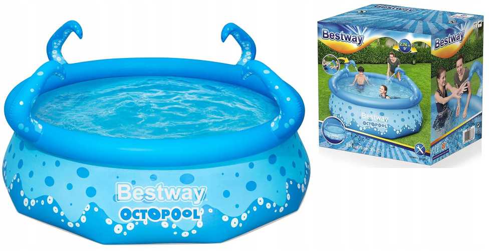Pripučiamas baseinas Bestway 274x76 cm su purkštuvu, žema kaina | Varle.lt