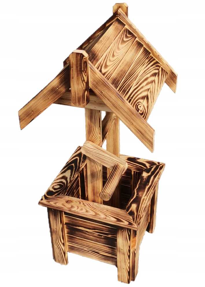 Gėlių vazonas šulinys medinis ornamentas sodo dekoracija, žema kaina ...