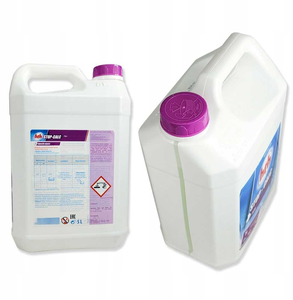 Hth Stop Calc priemonė nuo apnašų, skystis nuo kalkių baseine, švari linija, 5kg, žema kaina ...
