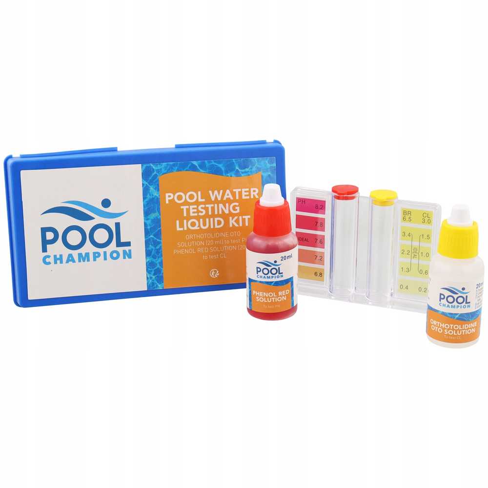 Pool Champion vandens testeris baseinui, PH analizės rinkinys, LABAI ...