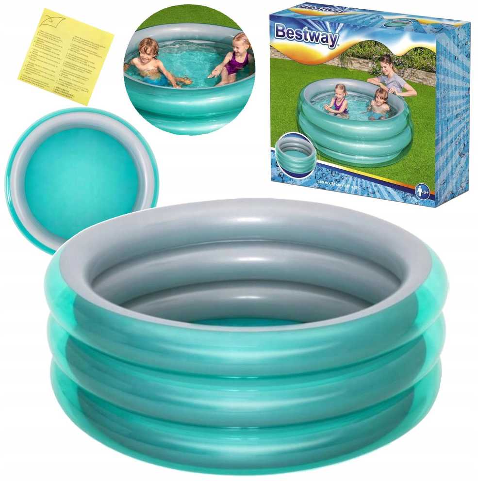 Pripučiamas baseinas vaikams BESTWAY, 150x53cm, žema kaina | Varle.lt