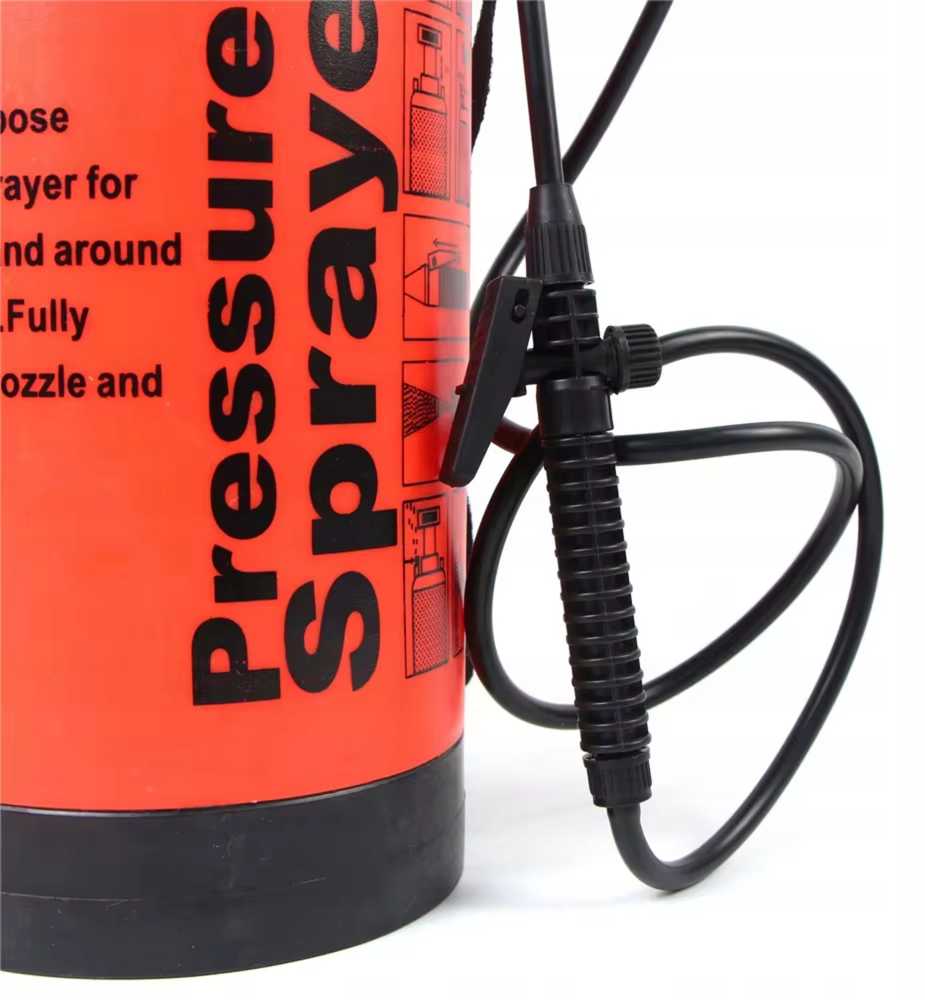 Rankinis purkštuvas 8L su slėgio lance rožėms, krūmams, sodui, žema ...