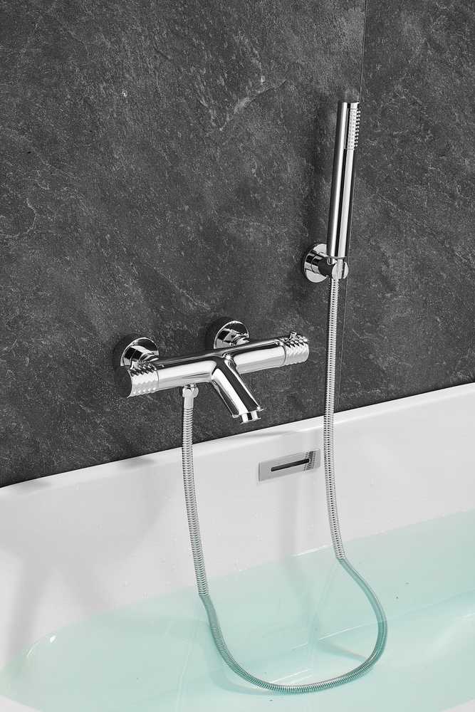 Gamma Roy Pro termostatinis vonios maišytuvas, chromas, žema kaina | Varle.lt