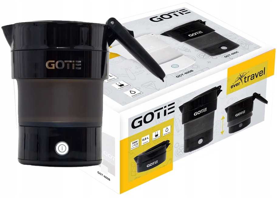 Gotie GCT-600B Elektrinis turistinis virdulys, 0.6L, žema kaina | Varle.lt