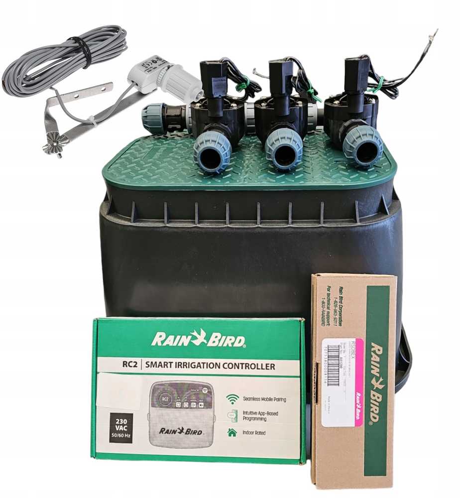 Rain Bird HV RC2 rinkinys su WiFi, lietaus jutiklis, PE šulinys 25 ...