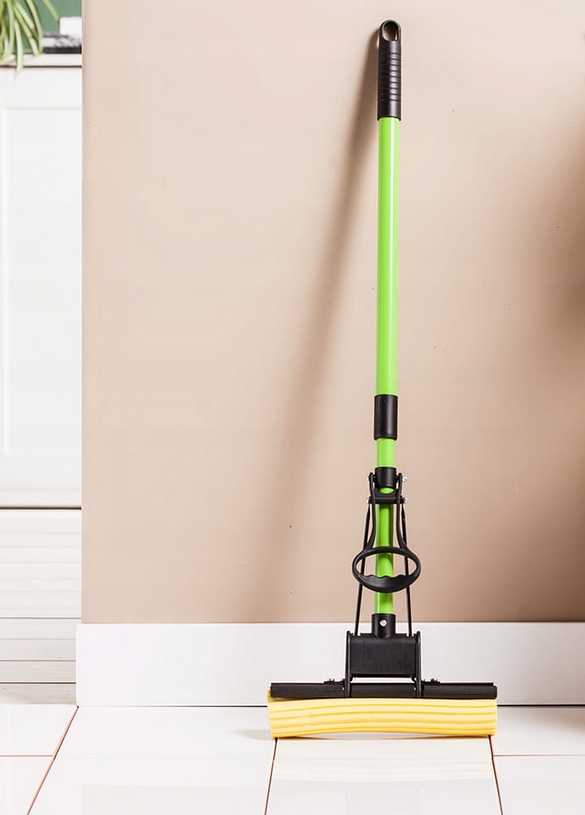 York Kempinis grindų šluota su kempine AZUR, teleskopinis kotas ...