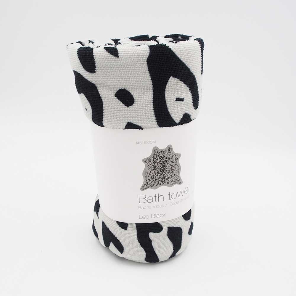 Vonios rankšluostis "Leo Juodas", žema kaina | Varle.lt