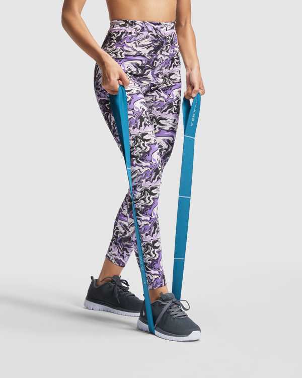 Roly Moteriškos margintos iki kulkšnių siekiančios tamprės CIRENE ...