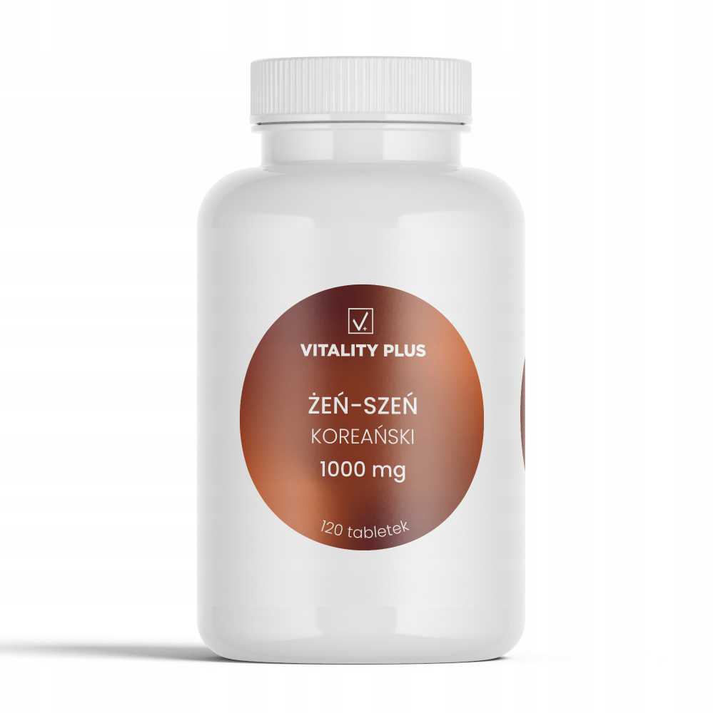 Korėjietiškas ženšenis, šaknų ekstraktas 1000mg, stiprus, energija ...