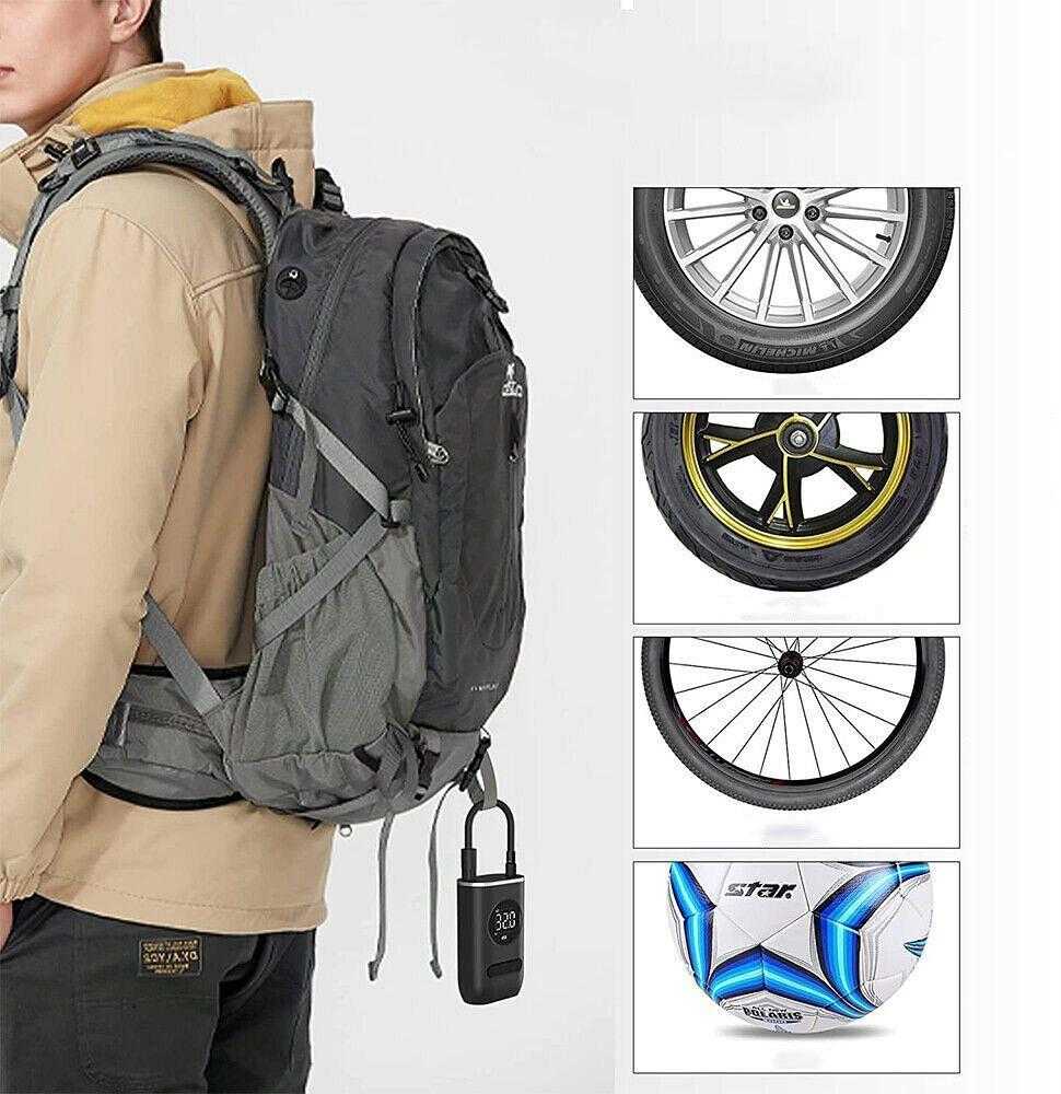 Alogy Belaidis elektrinis mini kompresorius / siurblys RC-K- juodas ...