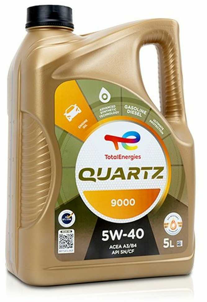 Automobilių variklių alyva Totalenergies Quartz 9000 5W40 5 L, žema ...