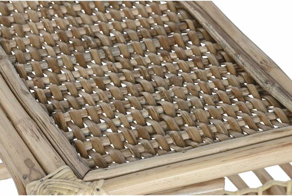 Centrinis stalas Home ESPRIT Natūralus Bambukas Rotangas 76 x 46 x 40 ...