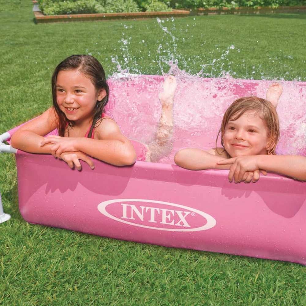Išmontuojamas baseinas Intex 342 L 122 x 30 x 122 cm Rožinė (3 vnt ...