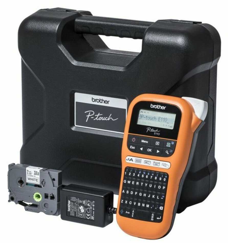 Nešiojamas elektrinis ženklinimo aparatas Brother PT-E110VP LCD ...