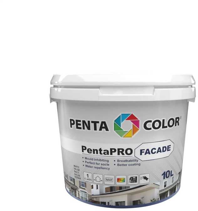 Pentacolor DAŽAI PENTACOLOR PENTAPRO FASADINIAI BALT10L, modelis - 3091 ...