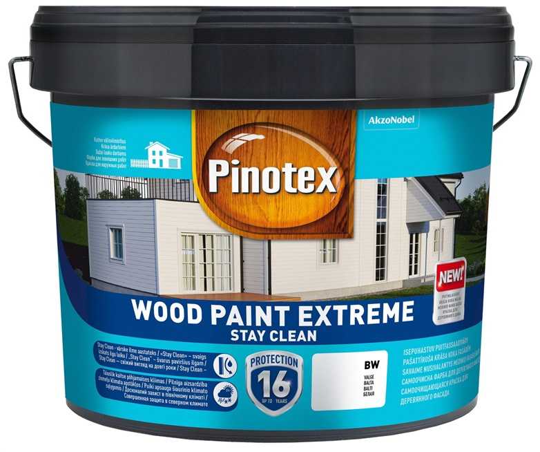 Pinotex DAŽAI PINOTEX MEDIENOS DAŽAI EXTREME BW 10L, modelis - 5310611 ...