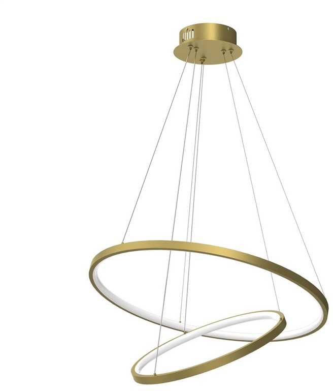 Lubinis šviestuvas Domoletti PENDANT LED LIGHT RONDAY 60CM 51W GOLD ...
