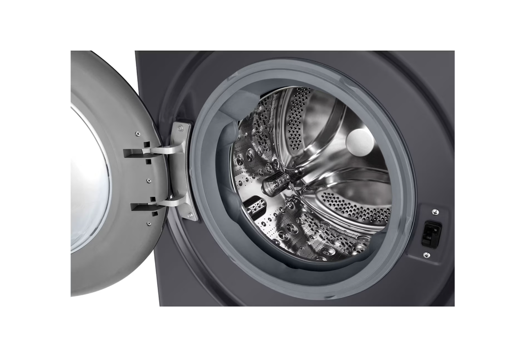 LG R500 serijos, 10 / 6 kg skalbyklė su džiovykle F4DR510S2M, Juoda ...