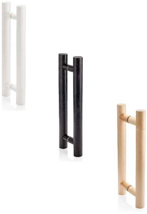 AD durų rankena stiklinėms durims L-400, žema kaina | Varle.lt